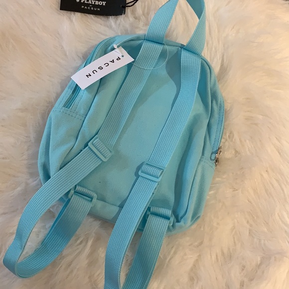 PacSun | Bags | Playboy X Pacsun Backpack Blue Nwt | Poshmark